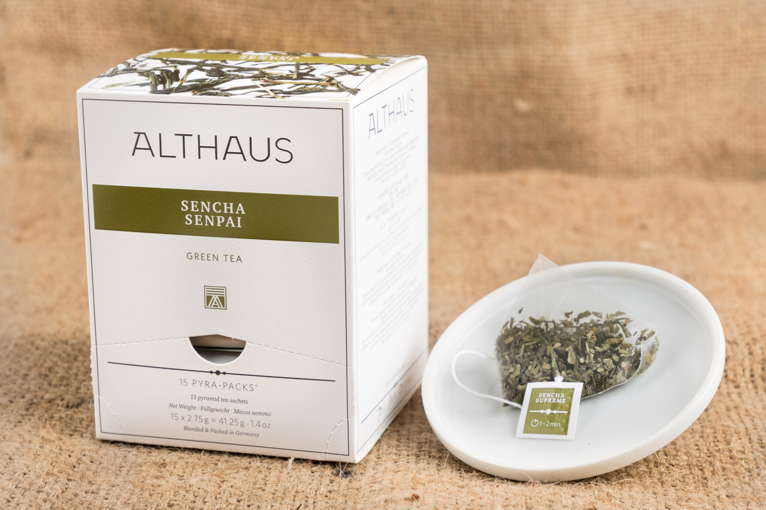 BOX Grüntee - Sencha (Japan) - 15 Beutel - Kaffeerösterei Chamer Land